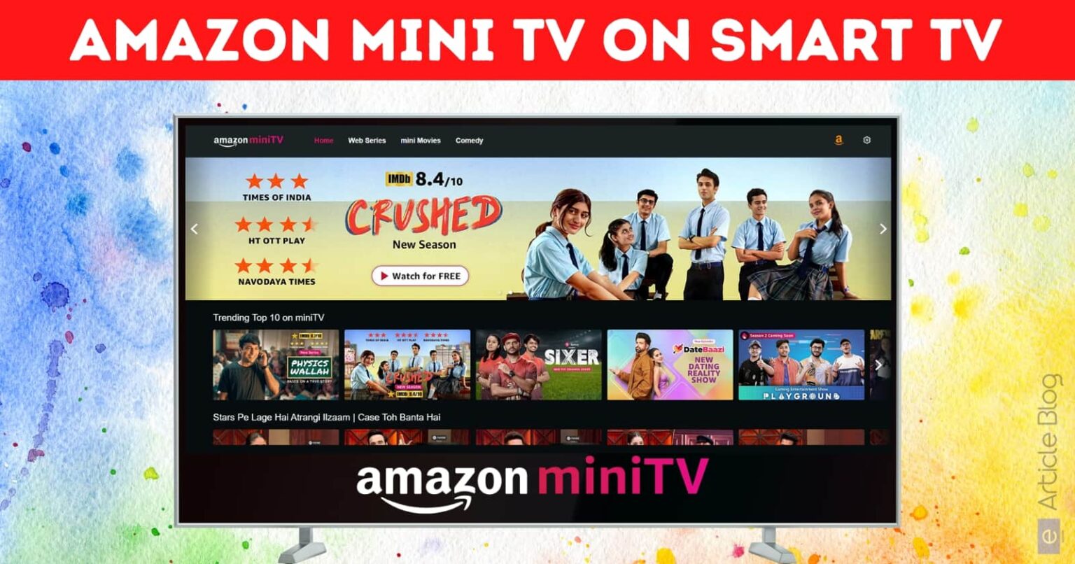 Watch Amazon Mini TV on Android Smart TV or Firestick