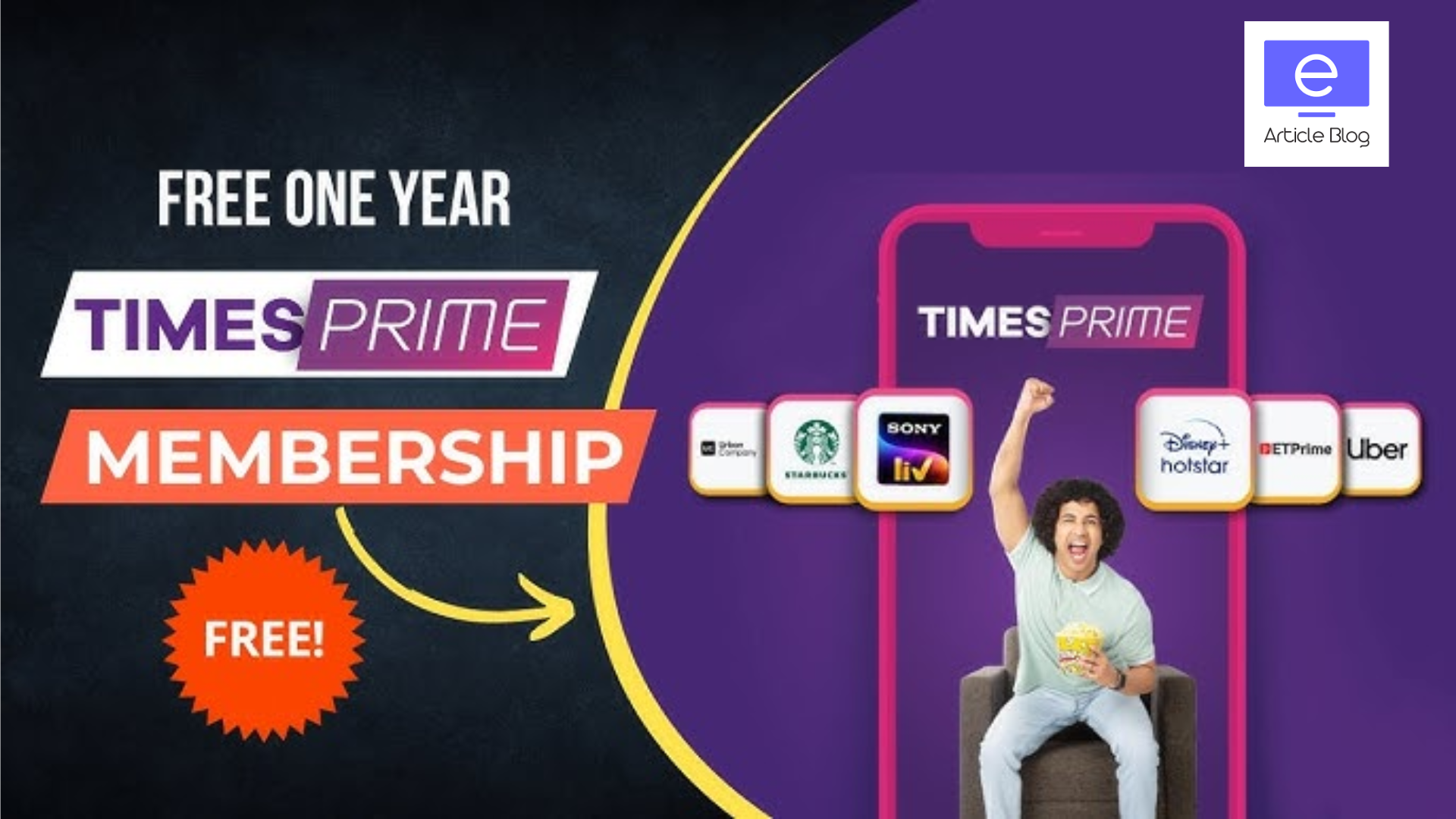 1 Year Free Times Prime Membership For Visa Card Users