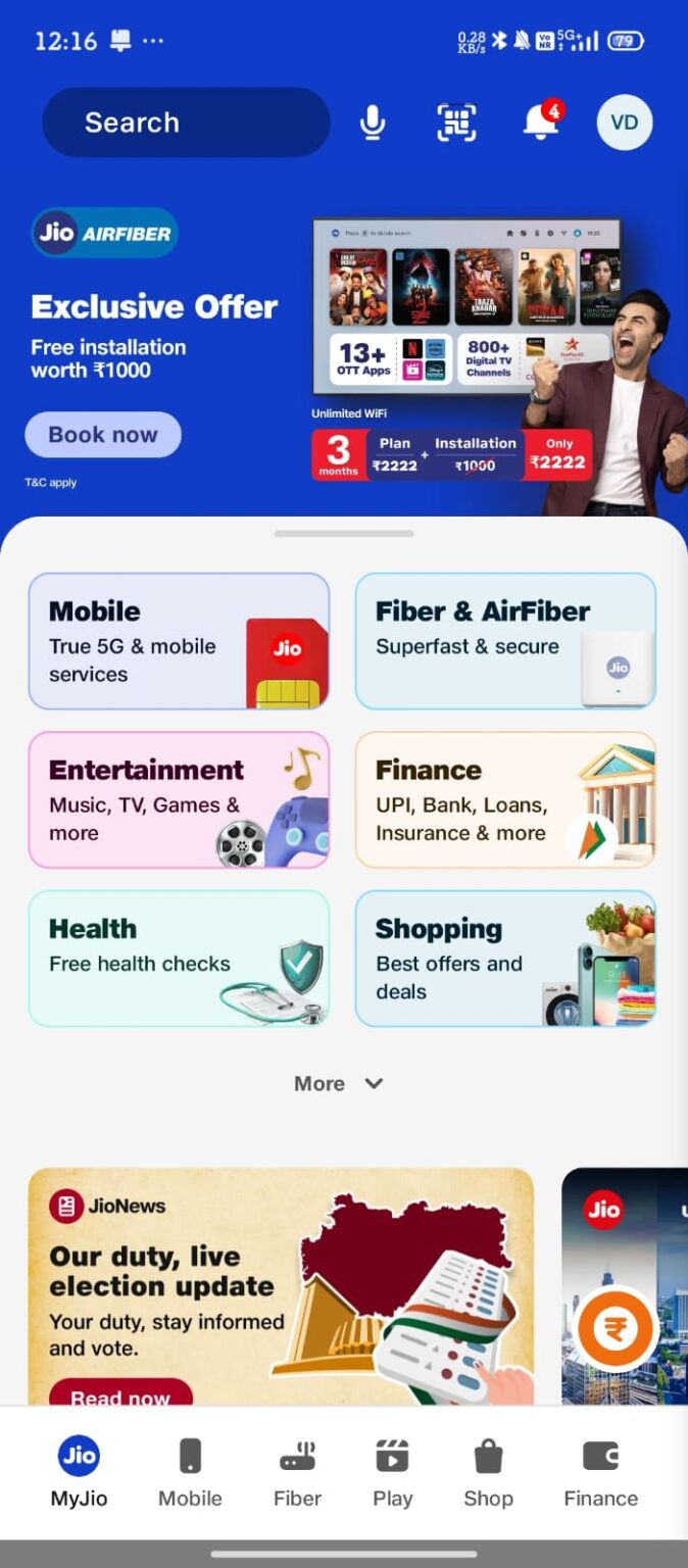 Jio 5G Unlimited Upgrade Plan | Get 1 Year Voucher at 601