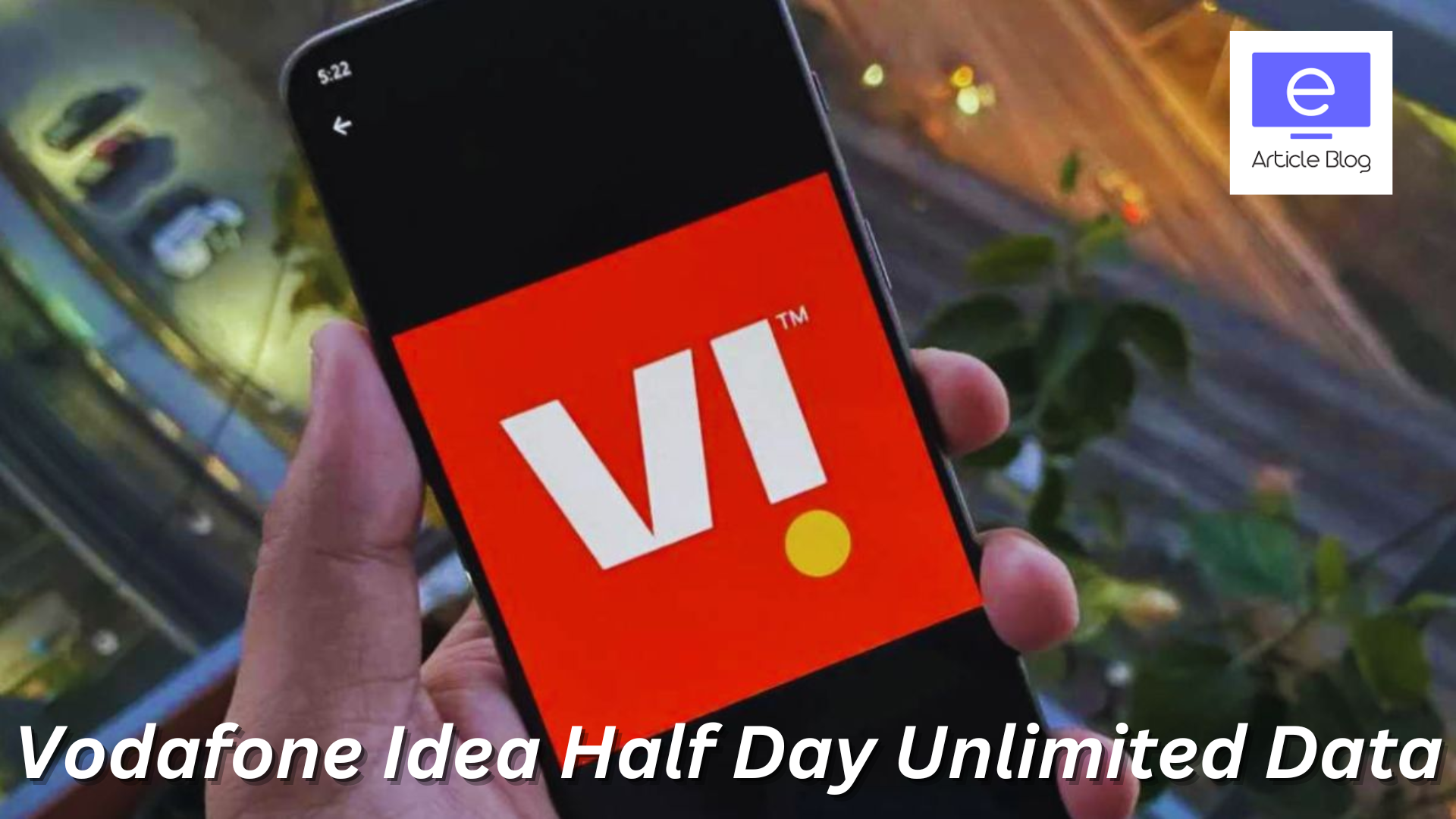 Vi Super Hero Plan: Get Half Day Unlimited Data 12AM to 12PM
