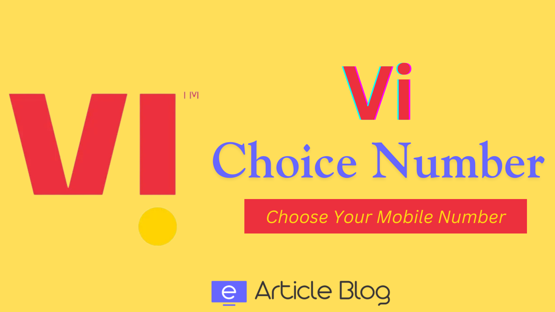VI Fancy Vip Mobile Number Online (Premium or Free Choice)