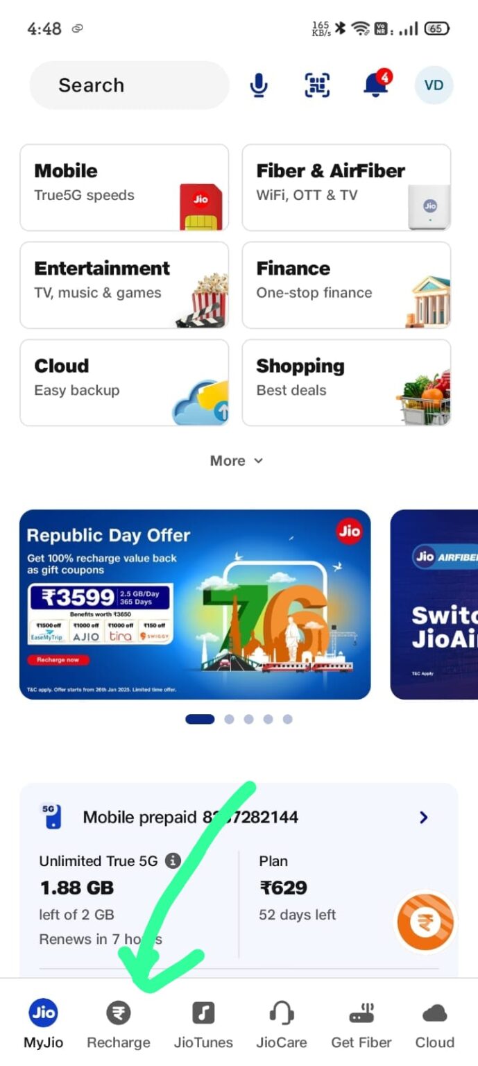 Jio Data Only Pack: Net Pack offers List for Prepaid 2025