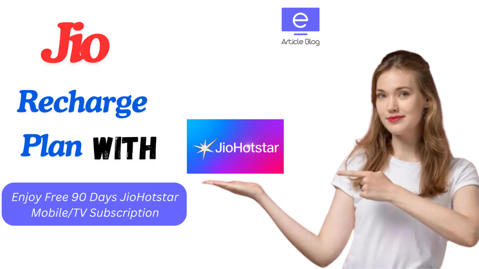 Jio Recharge Plans with FREE JioHotstar Subscription