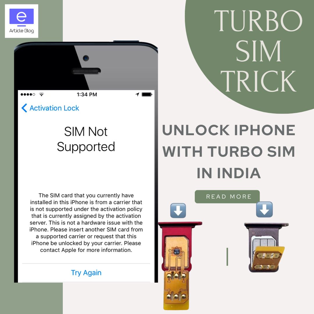 Unlock iPhone With Turbo SIM In India (Jio, Airtel)