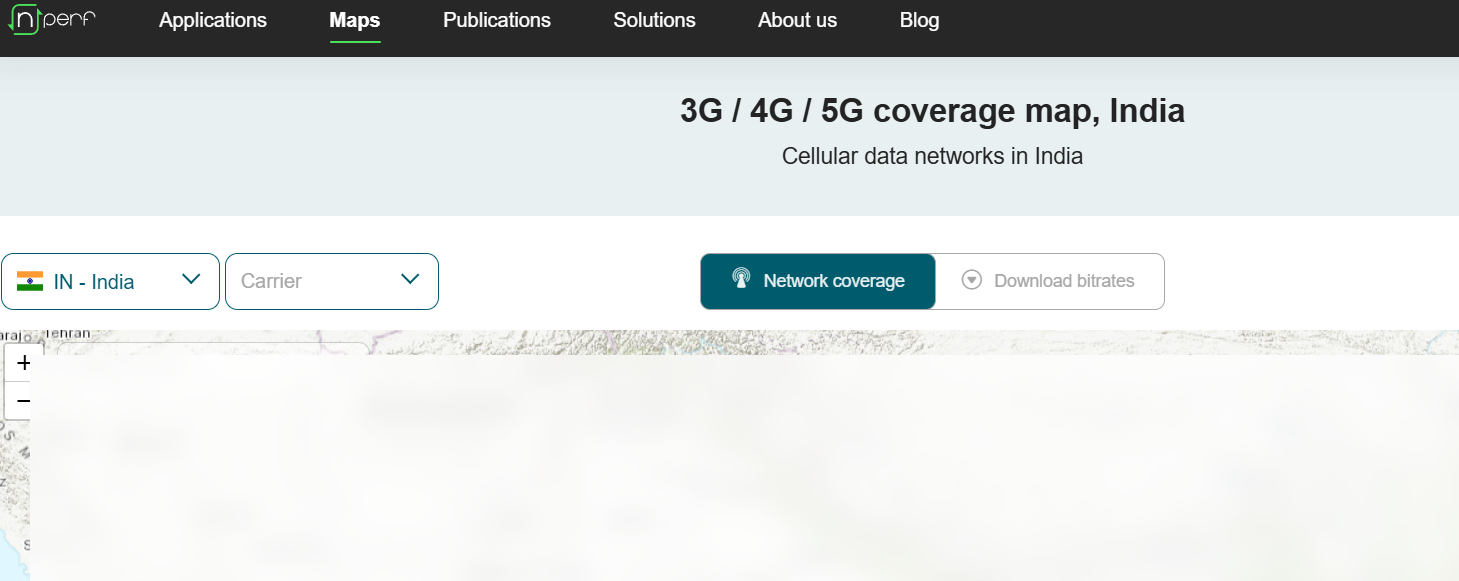 Check Network Coverage Map for Jio, Airtel, Vi & BSNL (Official)