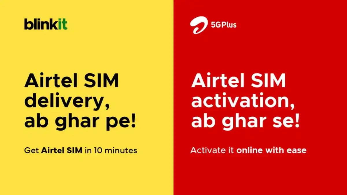 Buy AirTel SIM Online using Blinkit | Quick Self KYC Activation